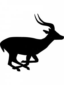Free printable Antelope stencils and templates
