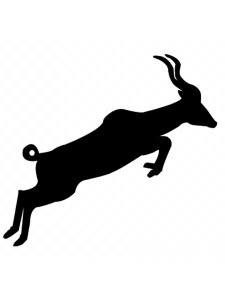 Free printable Antelope stencils and templates