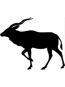 Free printable Antelope stencils and templates