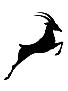 Free printable Antelope stencils and templates