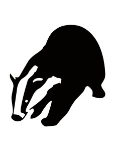 Free printable Badger stencils and templates