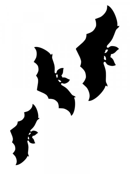 Fledermaus schablonen herunterladen und ausdrucken