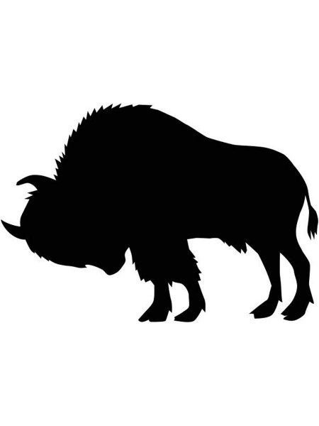 Free printable Bison stencils and templates