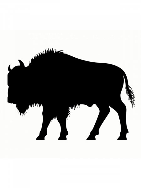 Free printable Bison stencils and templates