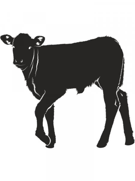 Cow stencils and templates - Free PDF Printables