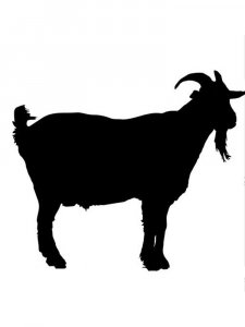 Goat stencils and templates - Free PDF Printables