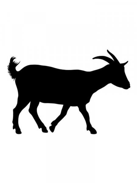 Goat stencils and templates - Free PDF Printables
