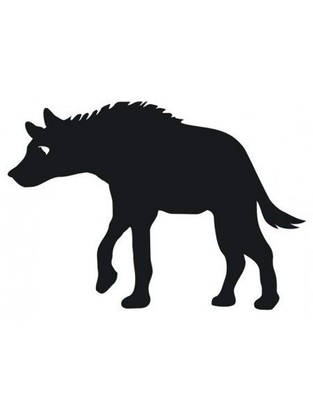 Free printable Hyena stencils and templates