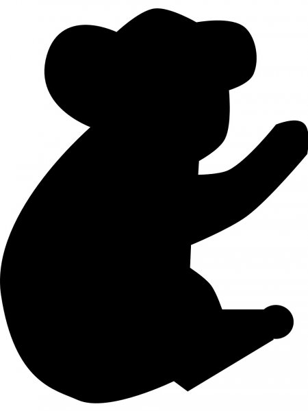 Free printable Koala stencils and templates