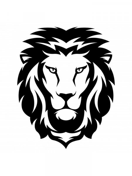 Lion stencils and templates - Free PDF Printables