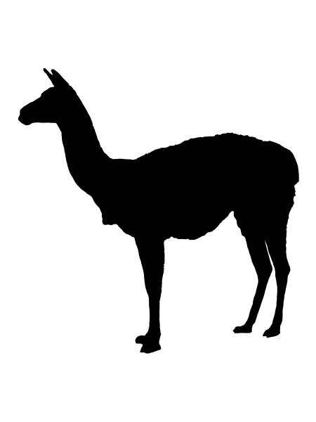 Free printable Llama stencils and templates
