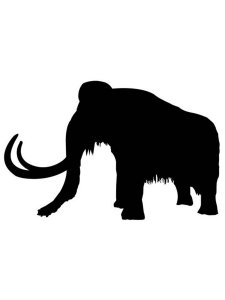 Free printable Mammoth stencils and templates