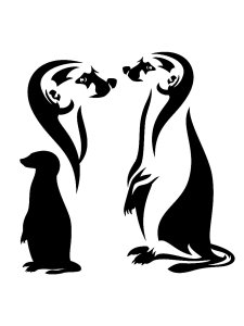Free printable Meerkat stencils and templates