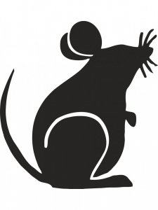 Mouse stencils and templates - Free PDF Printables
