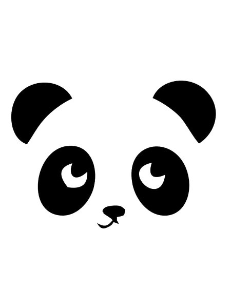 Free printable Panda stencils and templates