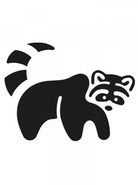 Raccoon stencils and templates - Free PDF Printables