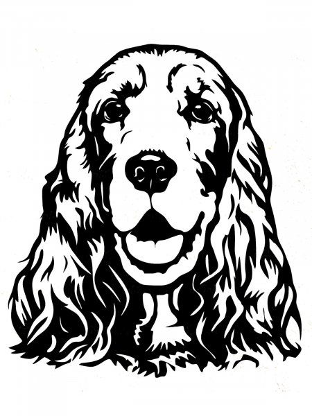 Spaniel stencils - Free PDF Printables