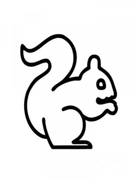 Squirrel stencils and templates - Free PDF Printables