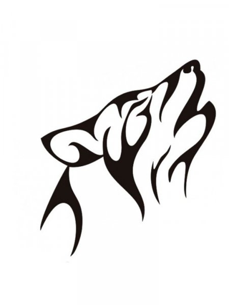 Wolf stencils and templates - Free PDF Printables