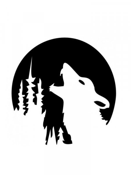 Wolf stencils and templates - Free PDF Printables