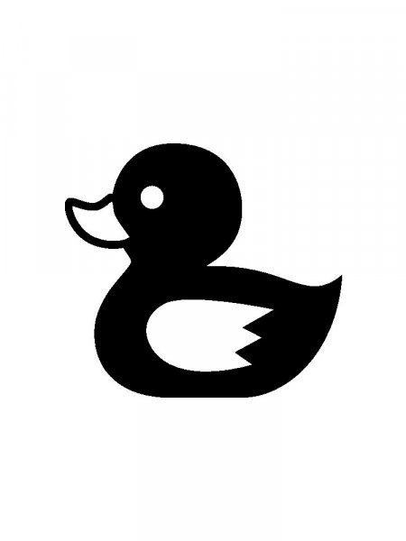 Duck stencils and templates - Free PDF Printables