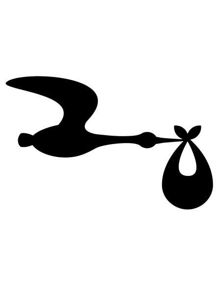 Storch Schablonen zum Ausdrucken — kostenlos herunterladen