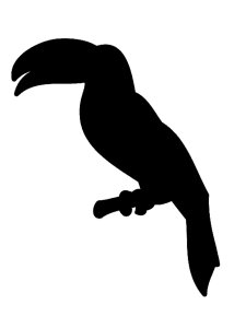 Toucan stencils and templates - Free PDF Printables