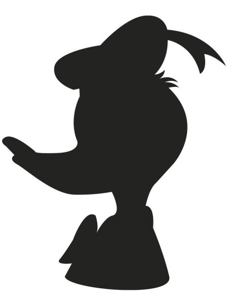 Free printable Donald Duck stencils and templates