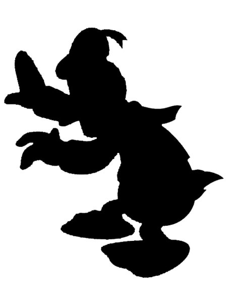 Free printable Donald Duck stencils and templates