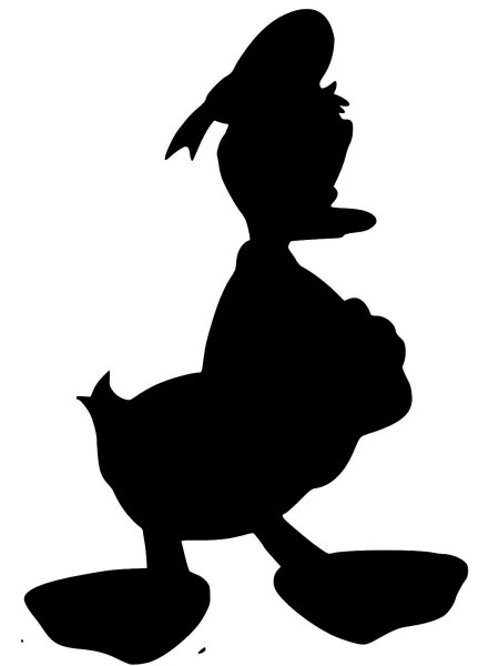Free printable Donald Duck stencils and templates