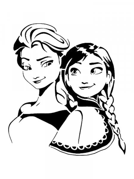 Free printable Elsa stencils and templates