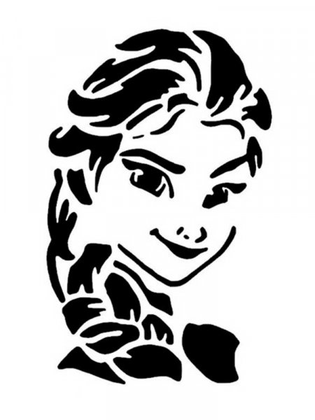 Free printable Elsa stencils and templates