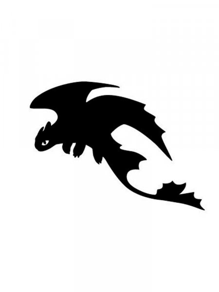 Free printable How to Train Your Dragon - Toothless stencils and templates