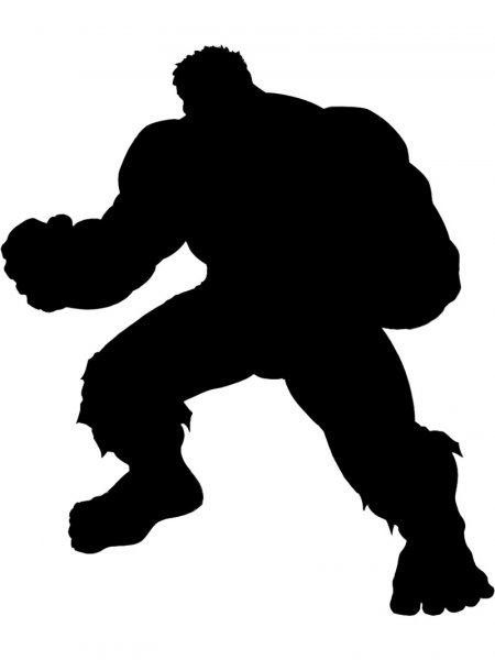 Free printable Hulk stencils and templates