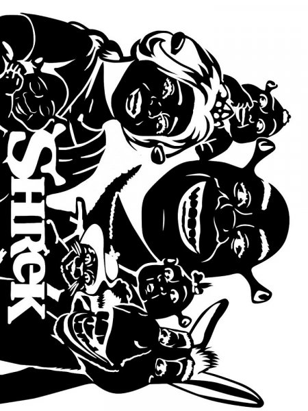 Free printable Shrek stencils and templates