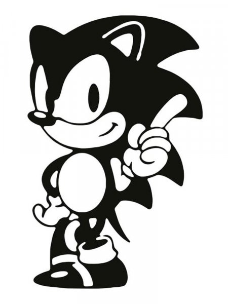 Free printable Sonic stencils and templates