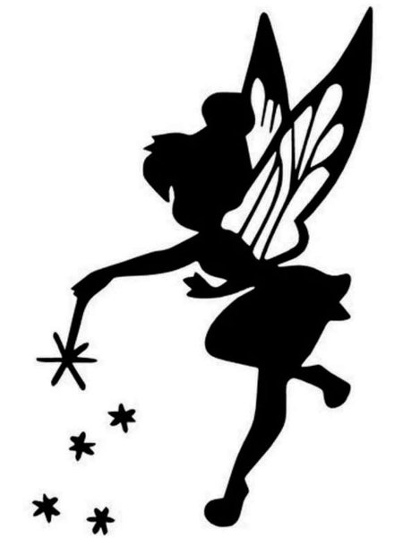 Free printable Tinker Bell stencils and templates