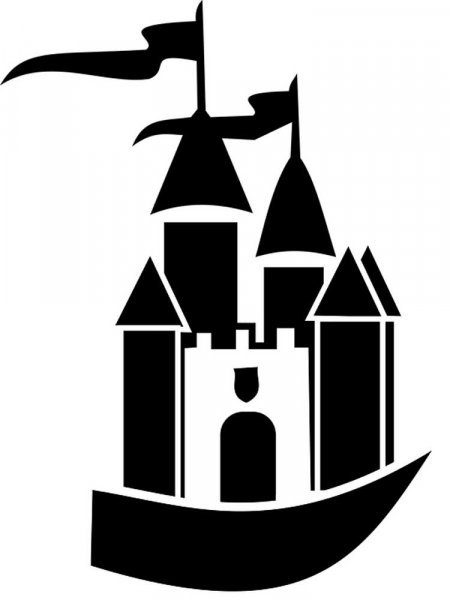 Free printable Castle stencils and templates