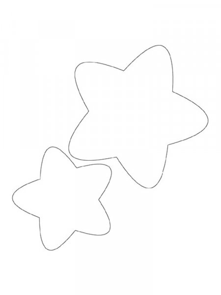 Free printable Stars stencils and templates