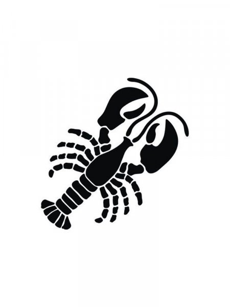 Free printable Crawfish stencils and templates