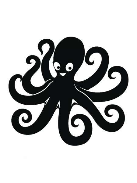 Free printable Octopus stencils and templates