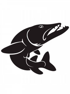 Free printable Pike stencils and templates