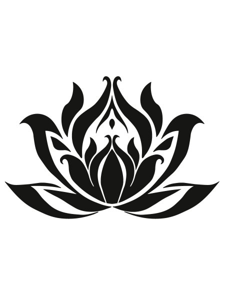 Free printable Lotus stencils and templates