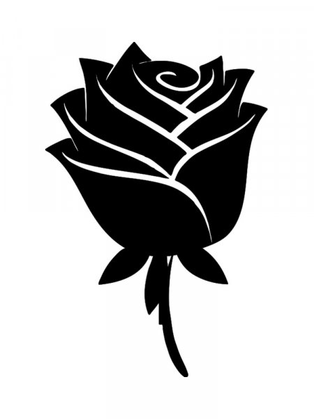 Free printable Rose stencils and templates