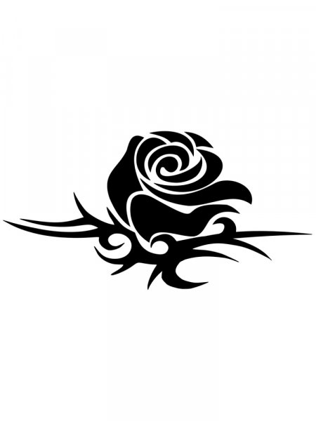 Free printable Rose stencils and templates