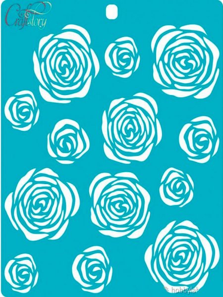 Free printable Rose stencils and templates