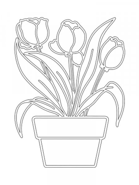 Free printable Tulip stencils and templates