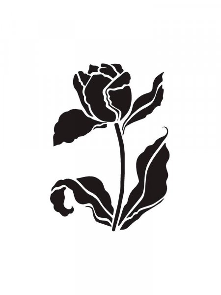 Free printable Tulip stencils and templates