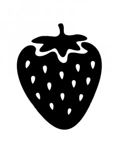 Free printable Strawberry stencils and templates