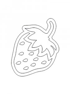 Free printable Strawberry stencils and templates